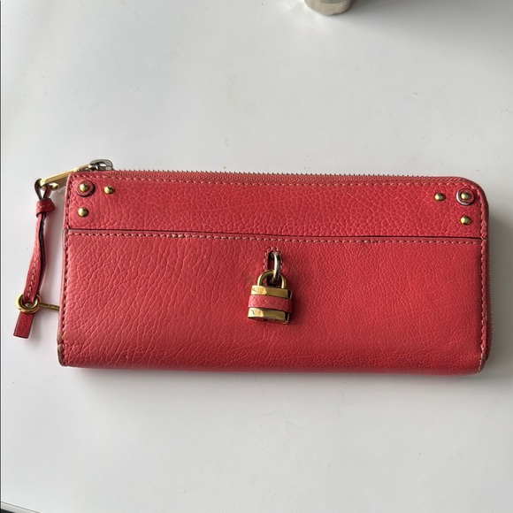 Chloe | Bags | Chloe Paddington Lock Zip Wallet Peachy Pink | Poshmark